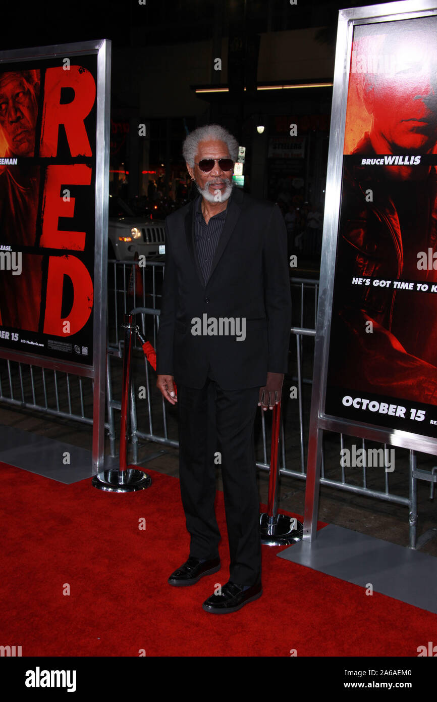 HOLLYWOOD - OCTOBER 11: ''Morgan Freeman attends the 'Red' Los Angeles ...