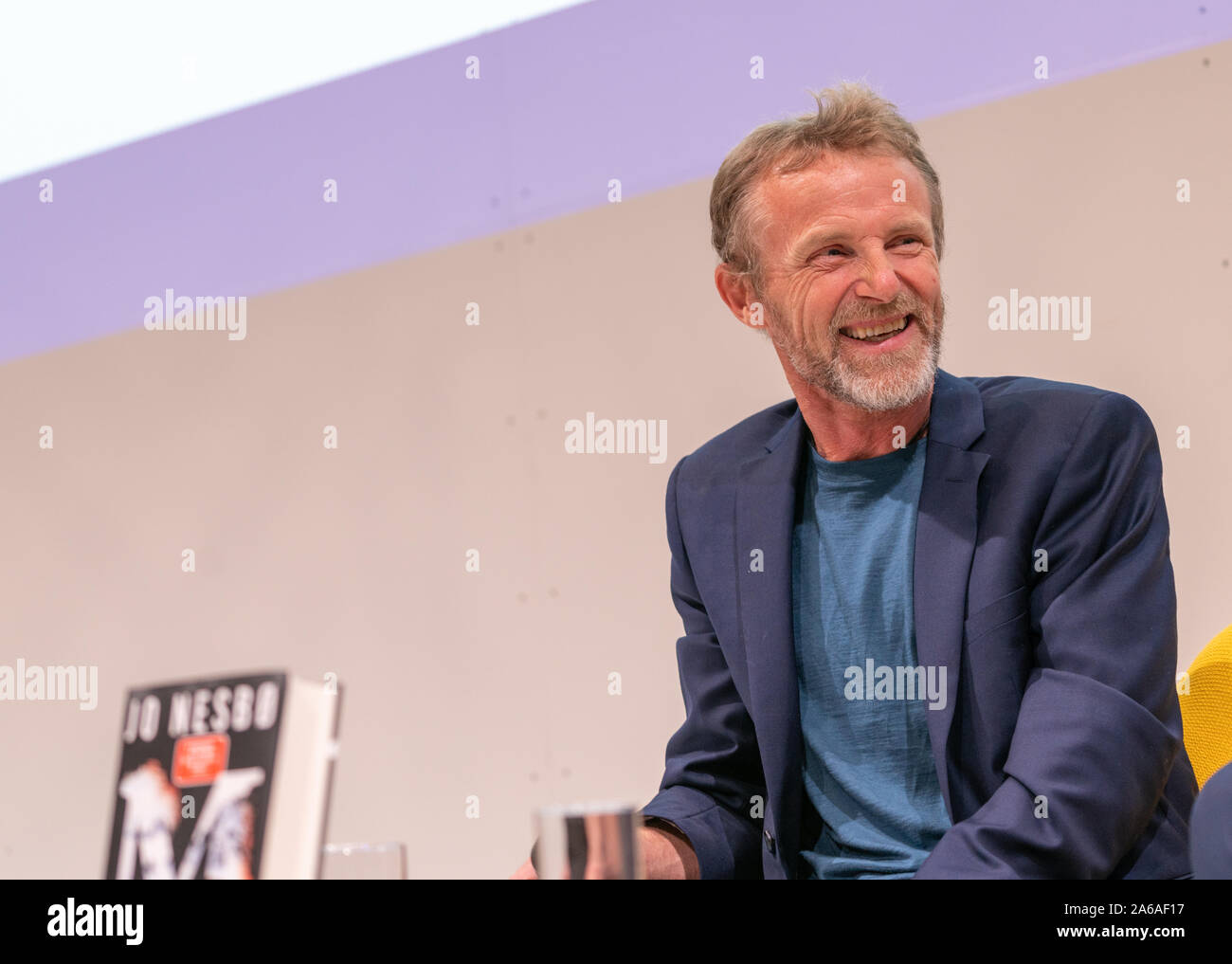 FRANKFURT AM MAIN, Germany - October 16 2019: Jo Nesbø (*1960 ...