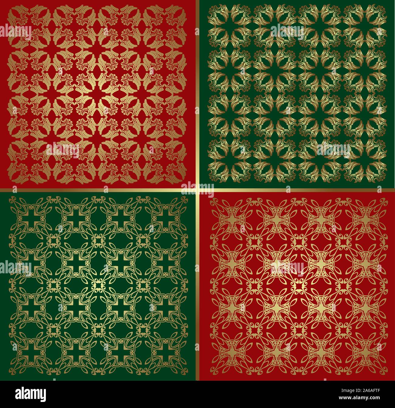 Red gold green texture Stock Vector Images - Alamy