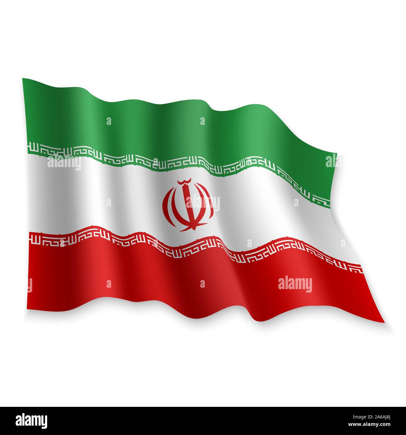 Iran flag vector vectors hi-res stock photography and images - Alamy