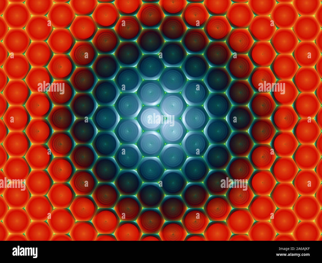 Blue and red 3d shape hi-res stock photography and images - Alamy