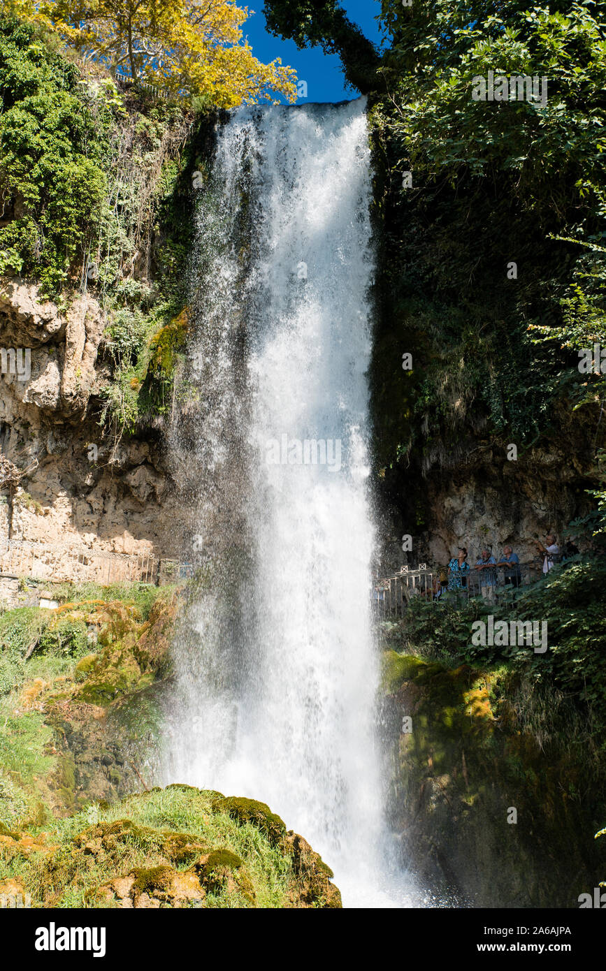 Greece macedonia edessa waterfall hi-res stock photography and images ...