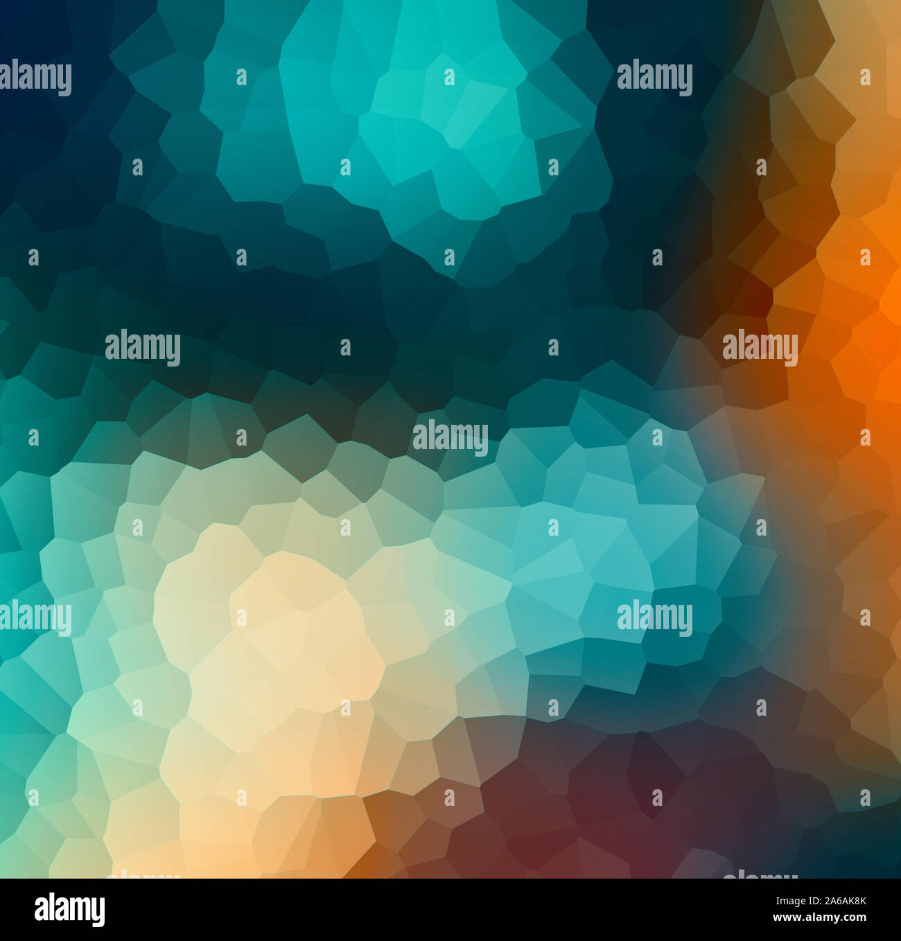 Abstract mosaic tile texture . Colorful geometric polygon cells . Grid ...