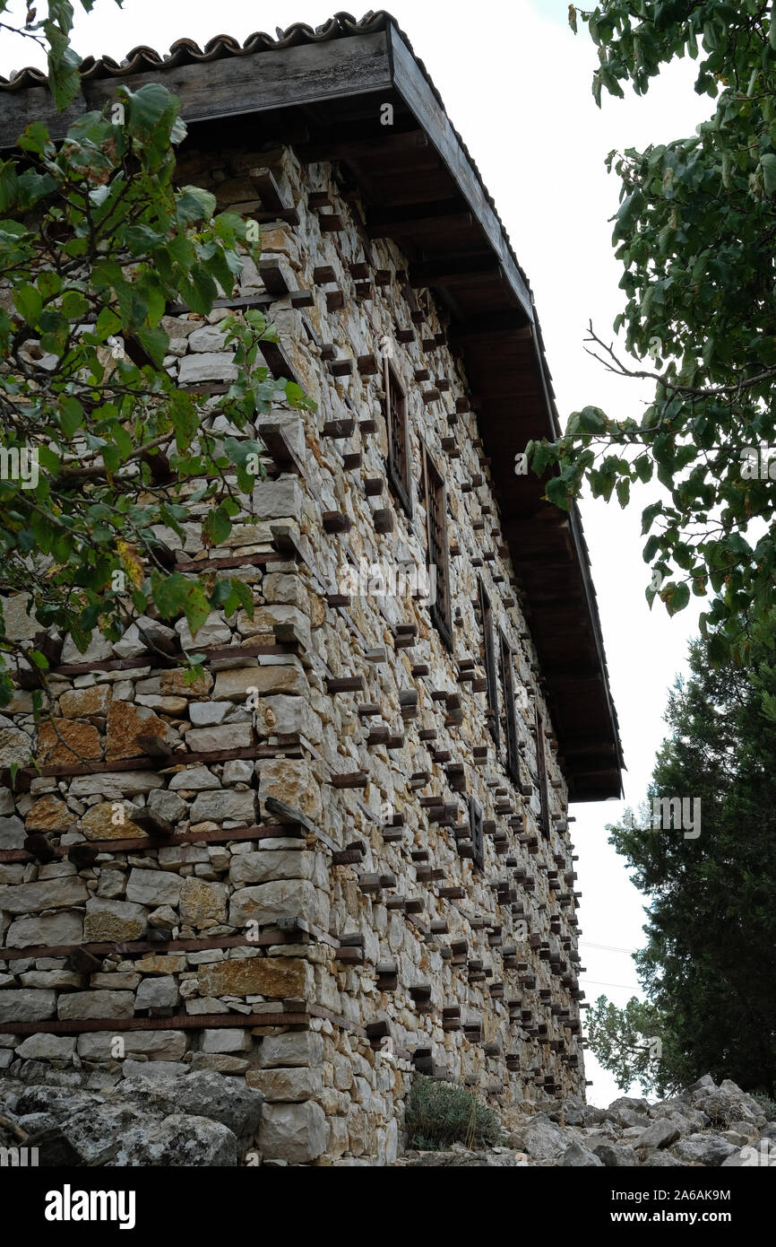Düğmeli Houses (Buttoned houses) which have traditional architectural ...