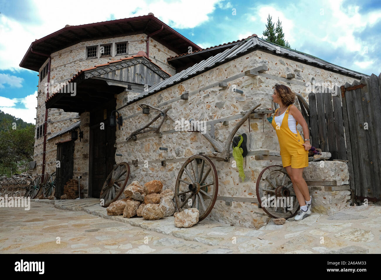 Düğmeli Houses (Buttoned houses) which have traditional architectural ...