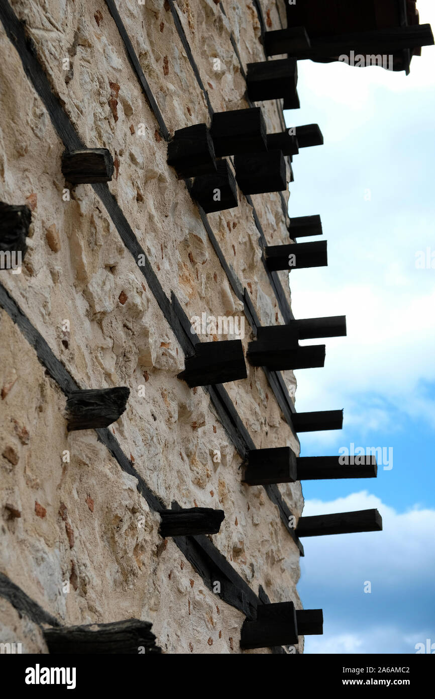 Düğmeli Houses (Buttoned houses) which have traditional architectural ...
