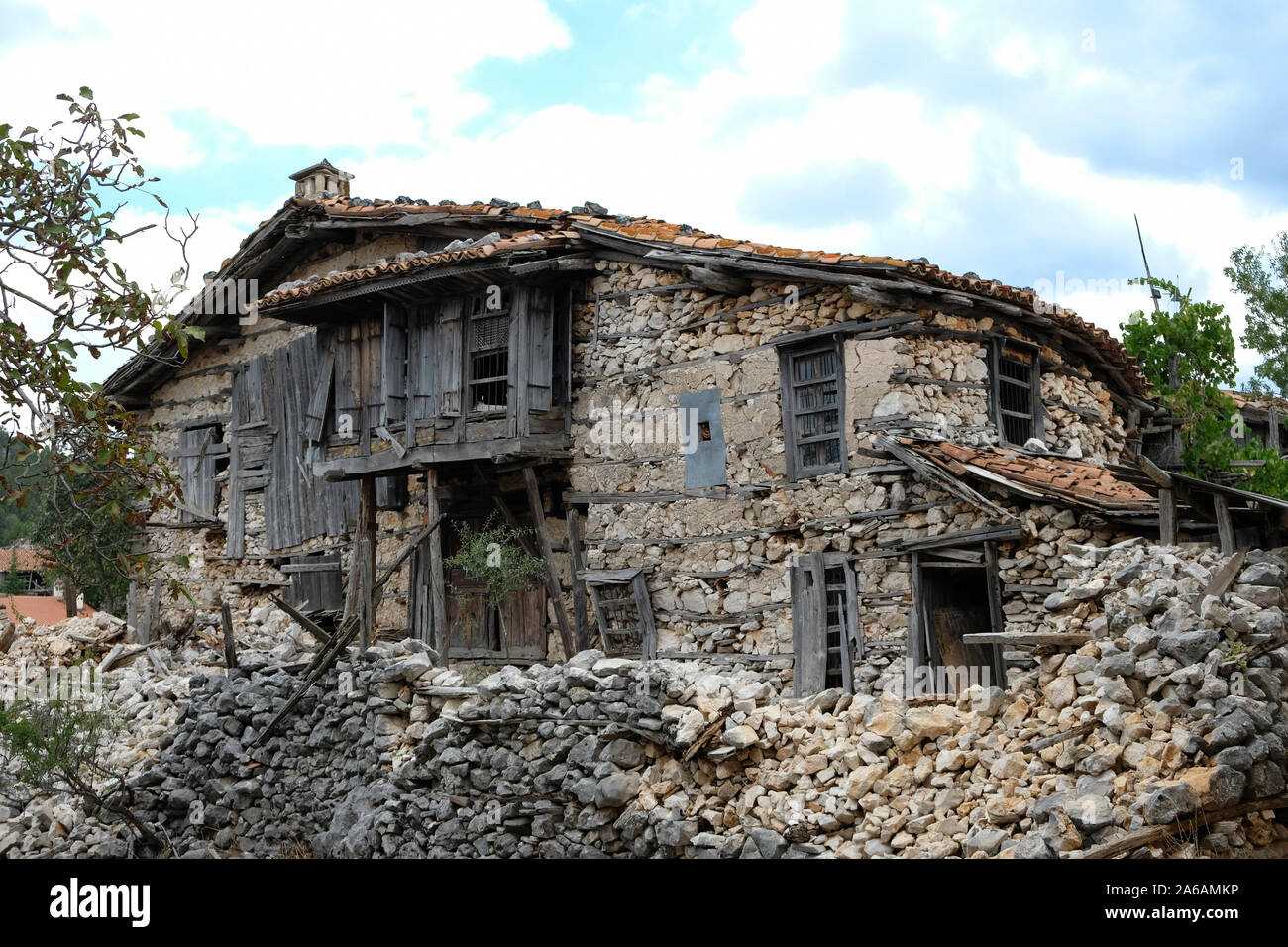 Düğmeli Houses (Buttoned houses) which have traditional architectural ...