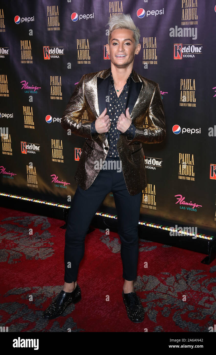 24 October 2019 - Las Vegas, NV - Frankie Grande. Red carpet for the ...