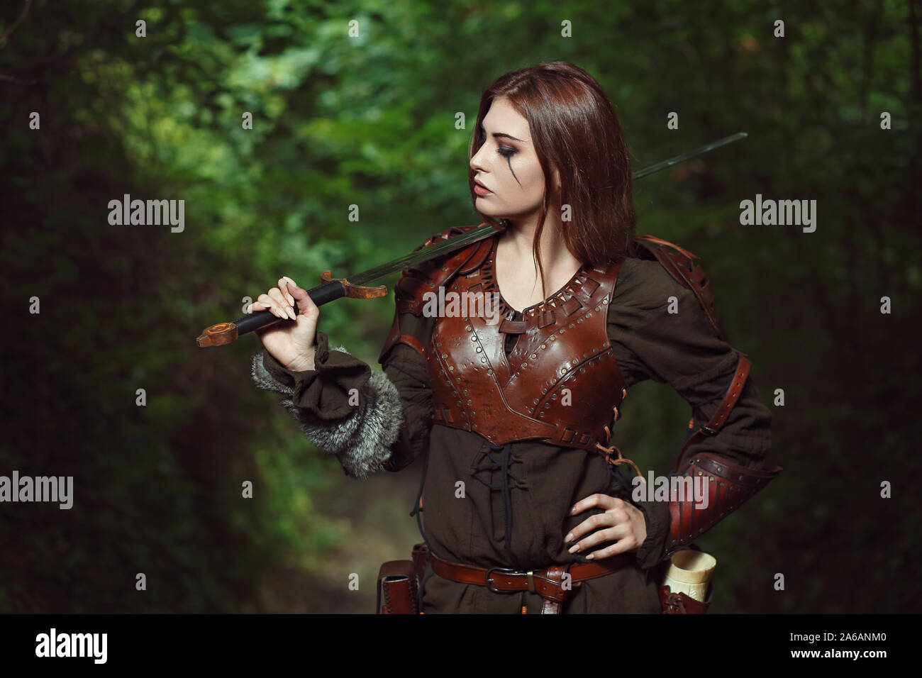 Female warrior fantasy hi-res stock photography and images - Alamy