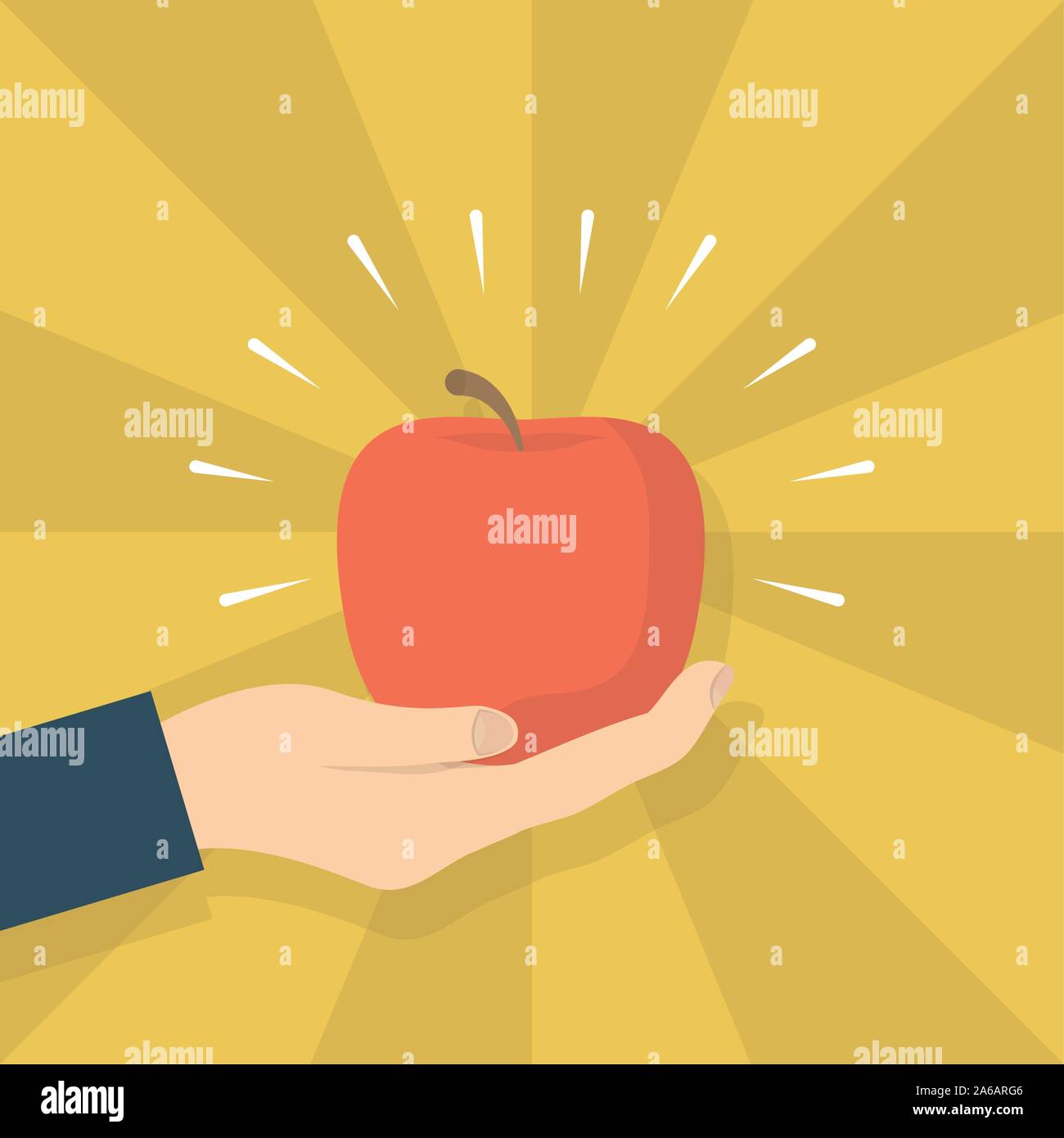 Hand lifting fresh fruit hi-res stock photography and images - Alamy