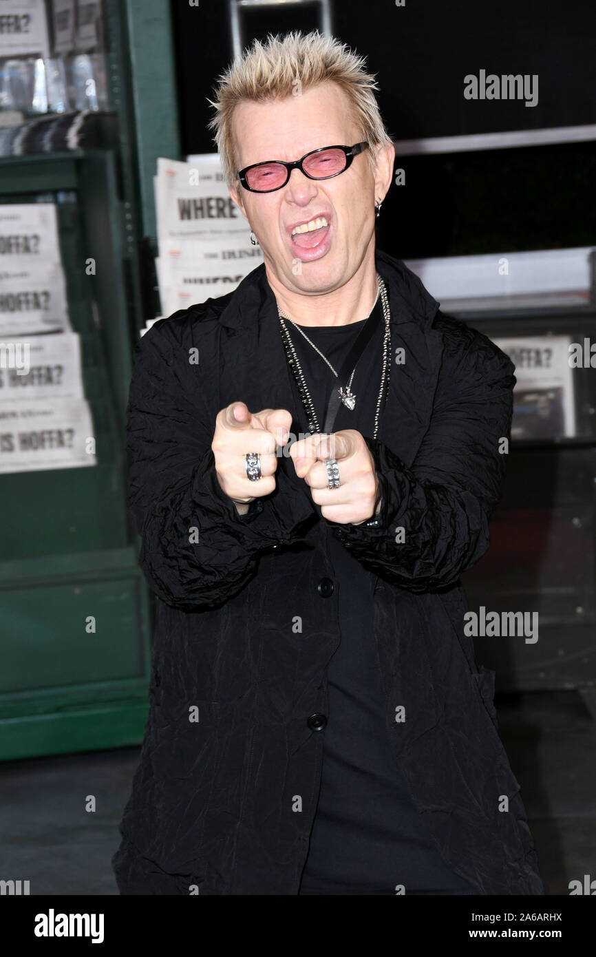 24 October 2019 -Hollywood, California - Billy Idol. "The Irishman" Los ...