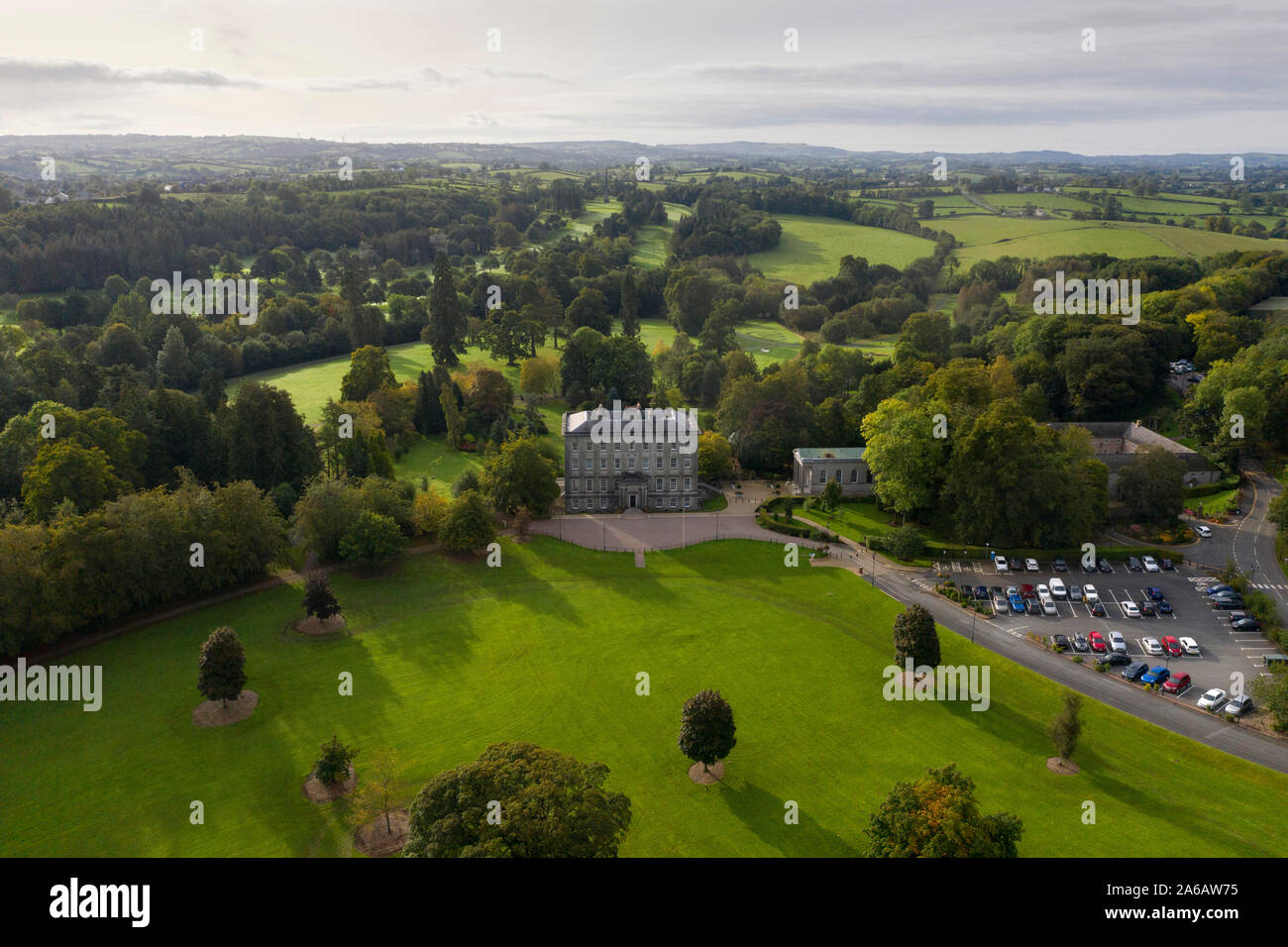 Aerial views of Armagh City Stock Photo - Alamy