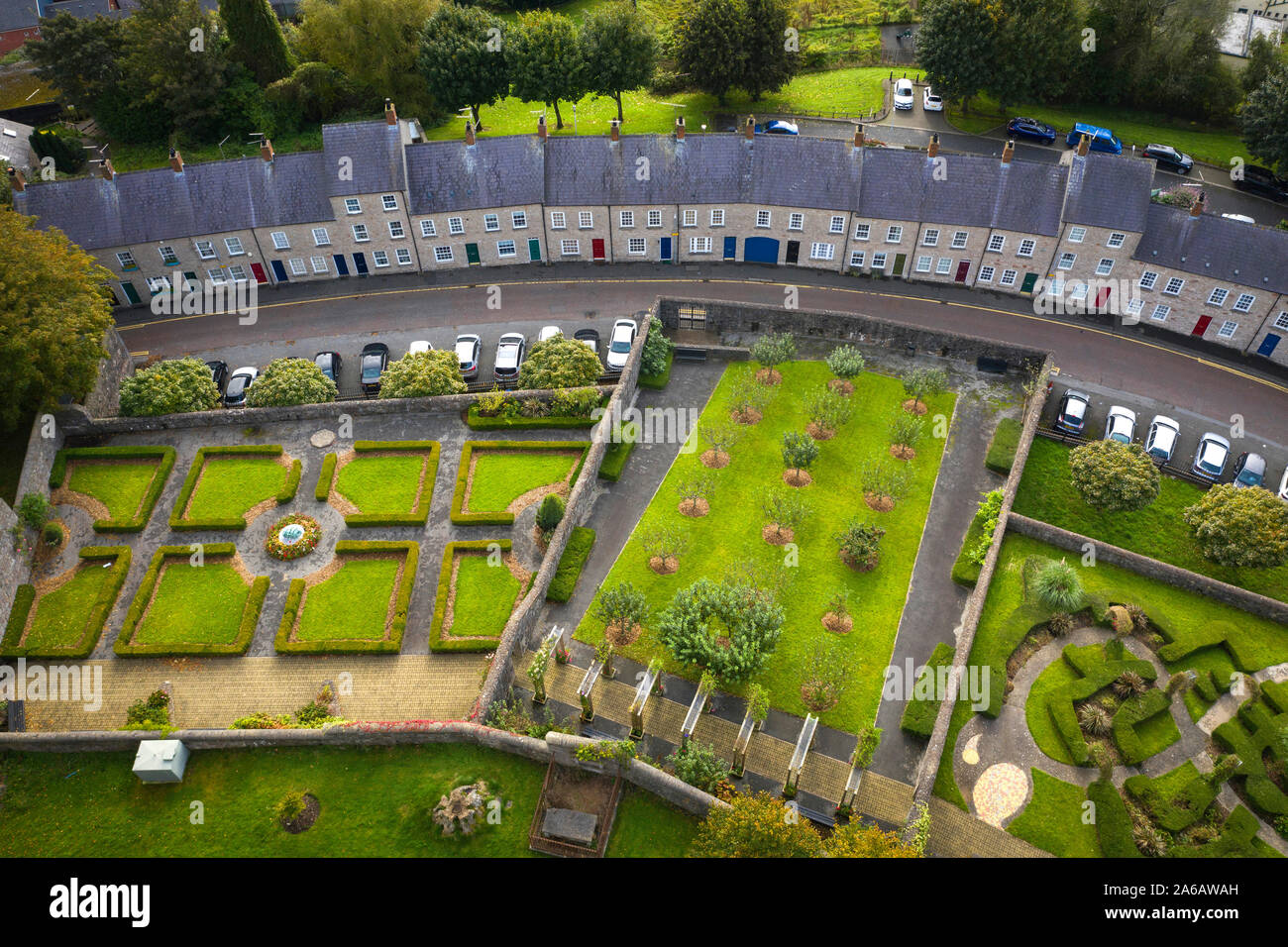 Aerial views of Armagh City Stock Photo - Alamy