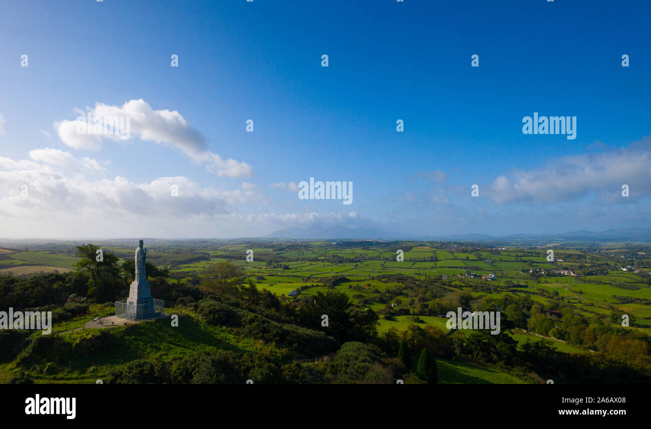 St Patrick's Statue, Saul, Co. Down Stock Photo - Alamy