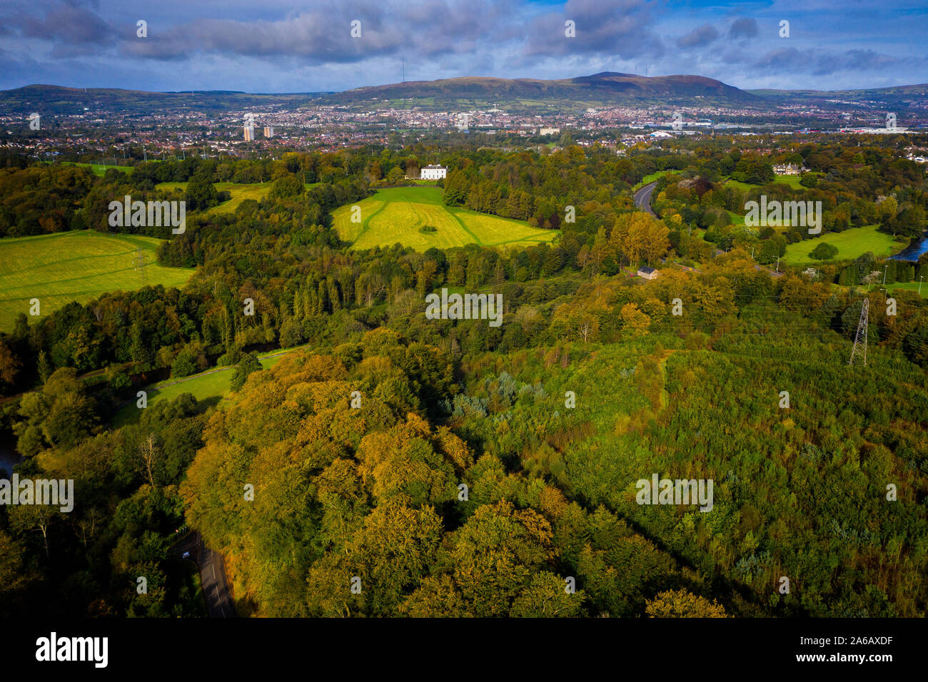 Minnowburn Beaches and River Lagan Belfast Stock Photo - Alamy