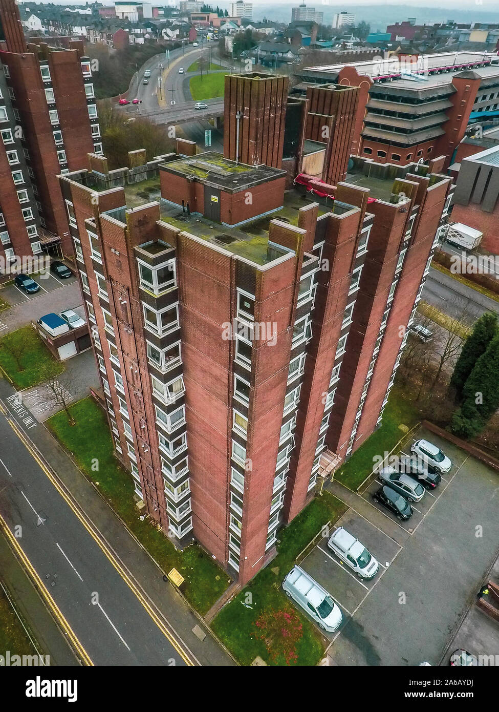 Residential High Rise Apartment Blocks Stock Photos & Residential High ...