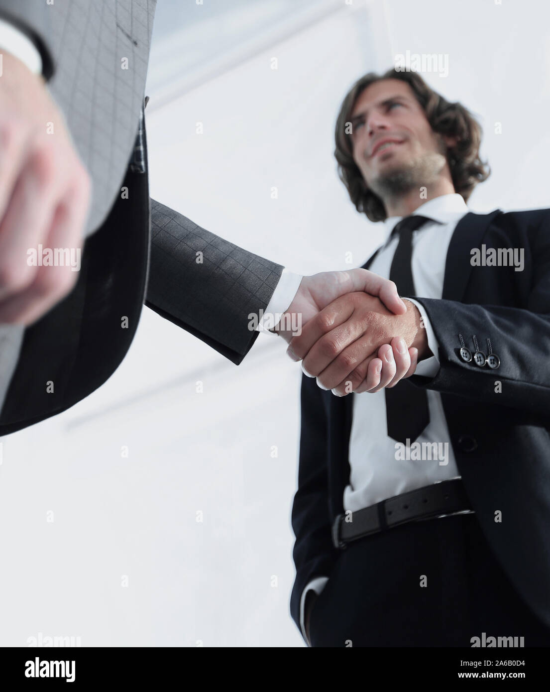 Effective negotiation with client. Business concept photo Stock Photo ...