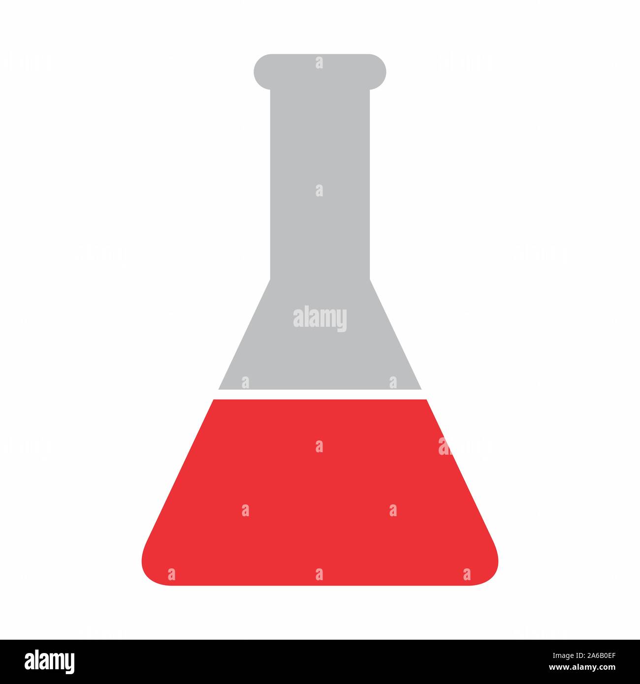 Glass beaker in laboratory Stock Vector Images - Alamy