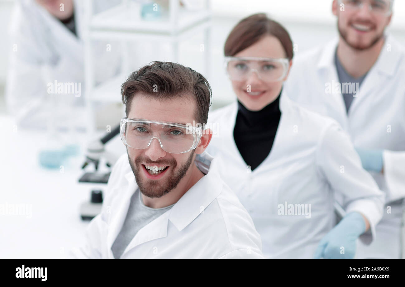 Group young scientists working together hi-res stock photography and ...