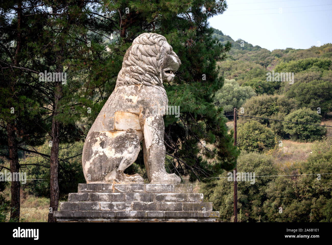 Lion of amphipolis hi-res stock photography and images - Alamy