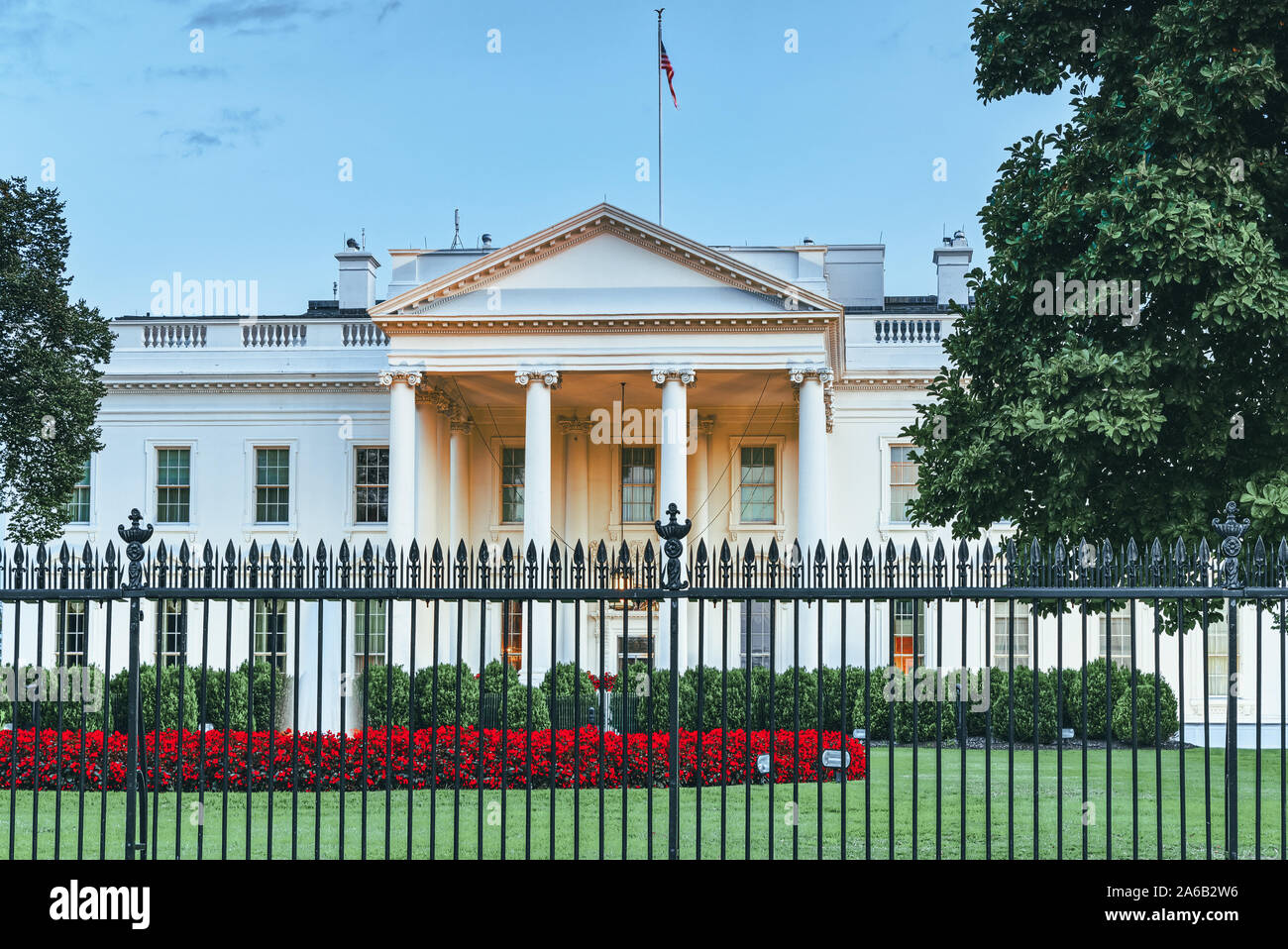 White house entrance hall dc hi-res stock photography and images - Alamy
