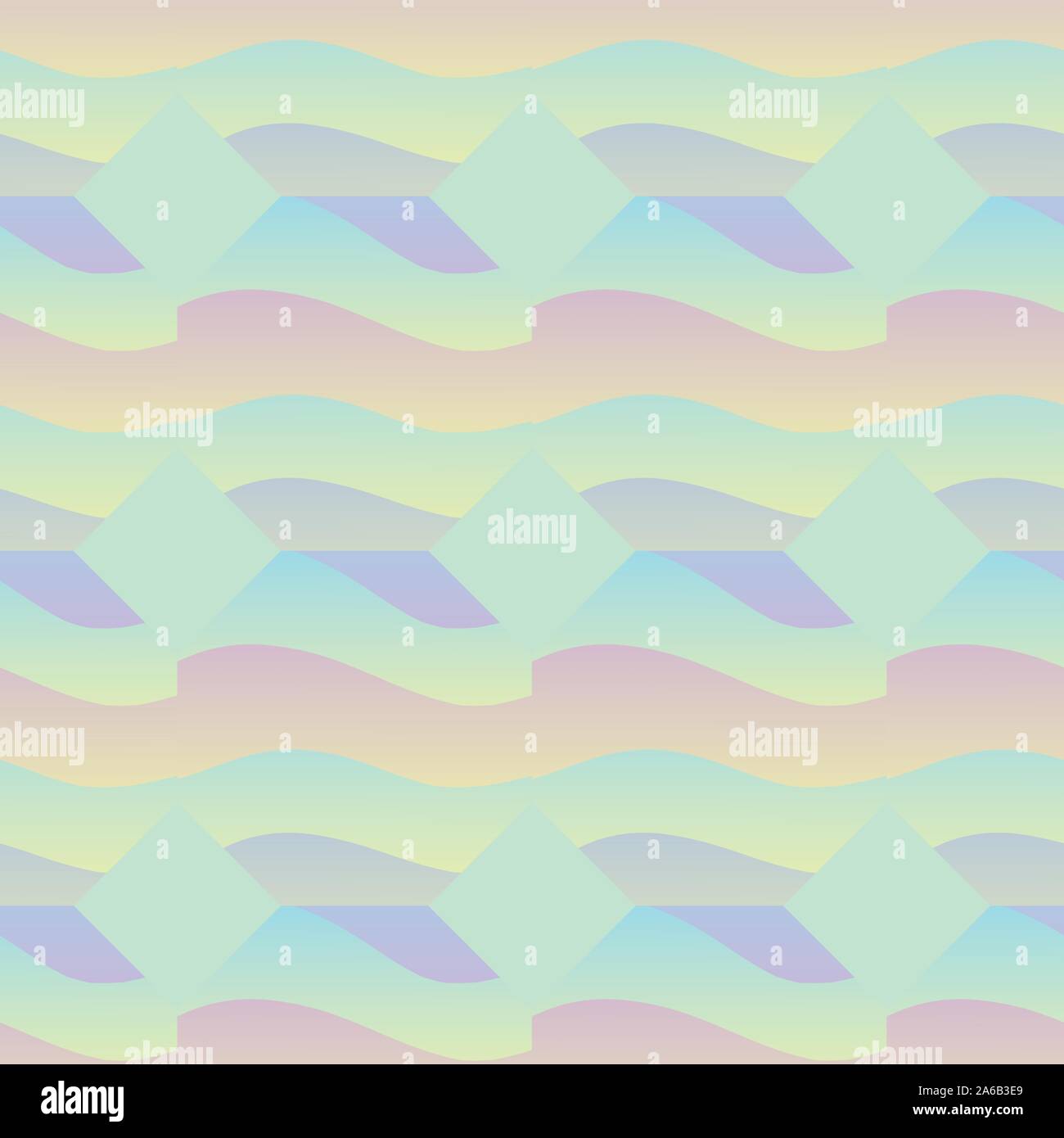 seamless abstract vector pattern with striped pastel colored shapes in ...