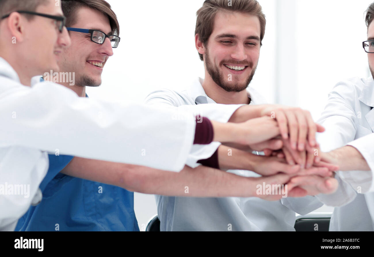 medical team showing their success Stock Photo - Alamy