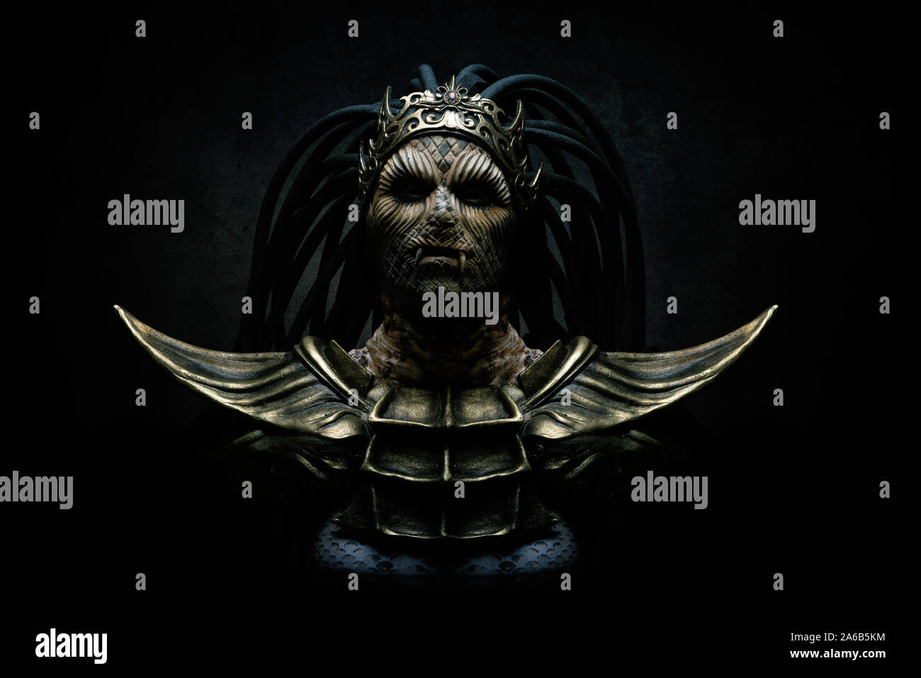 Queen death portrait skull hi-res stock photography and images - Alamy