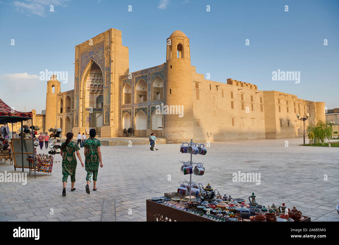 Abdul Aziz Khan or Abdulaziz Khan Madrassah, Bukhara, Uzbekistan ...