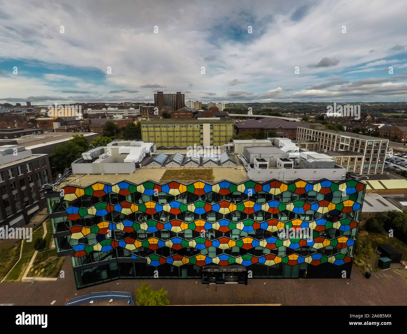 Work continues on the new Hilton hotel complex at the One Smithfield ...