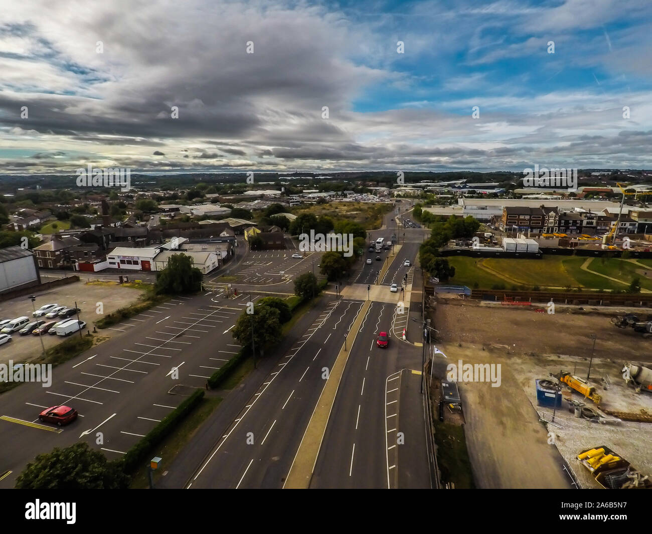 Work continues on the new Hilton hotel complex at the One Smithfield ...