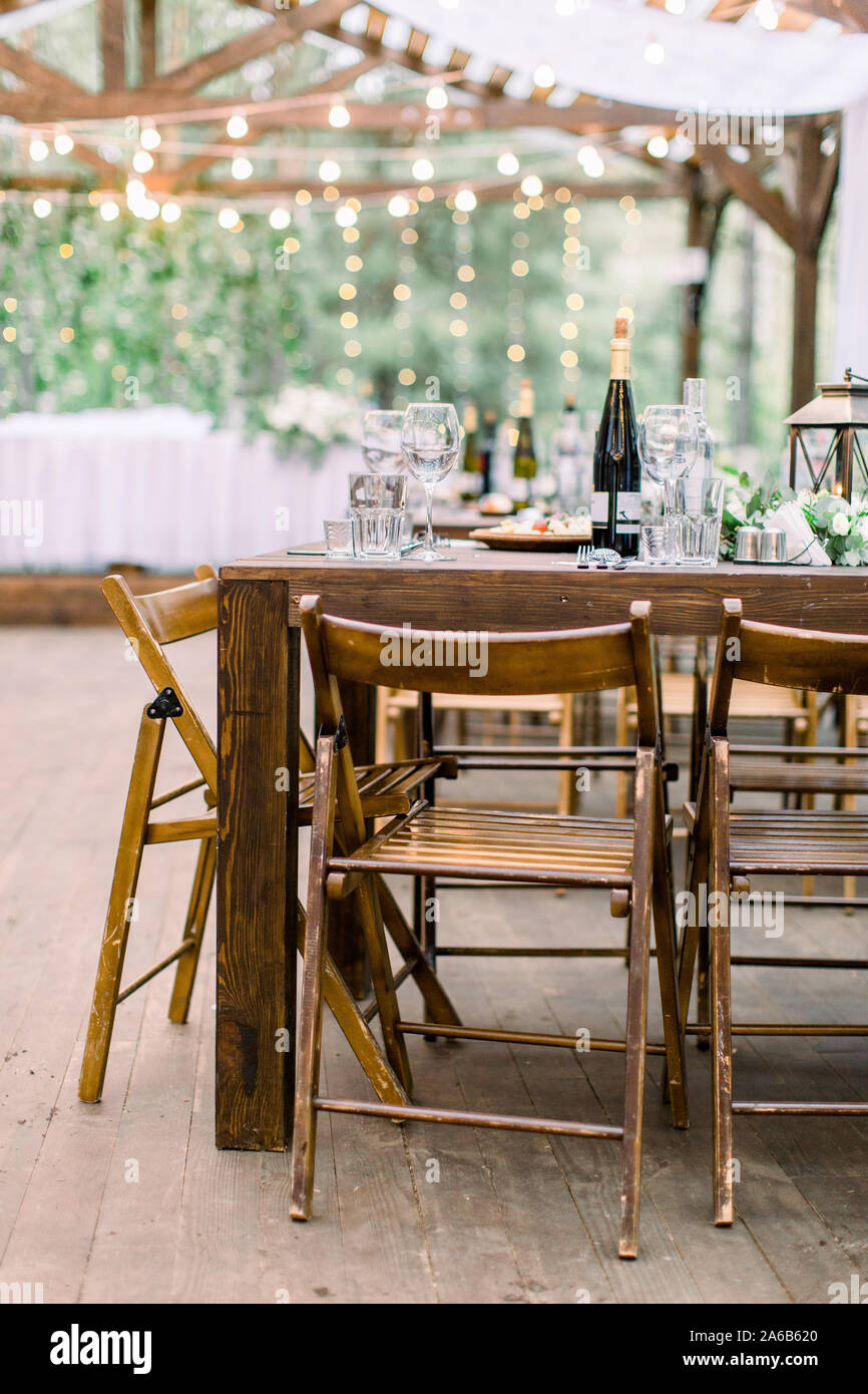 Wedding setup outdoors hi-res stock photography and images - Alamy