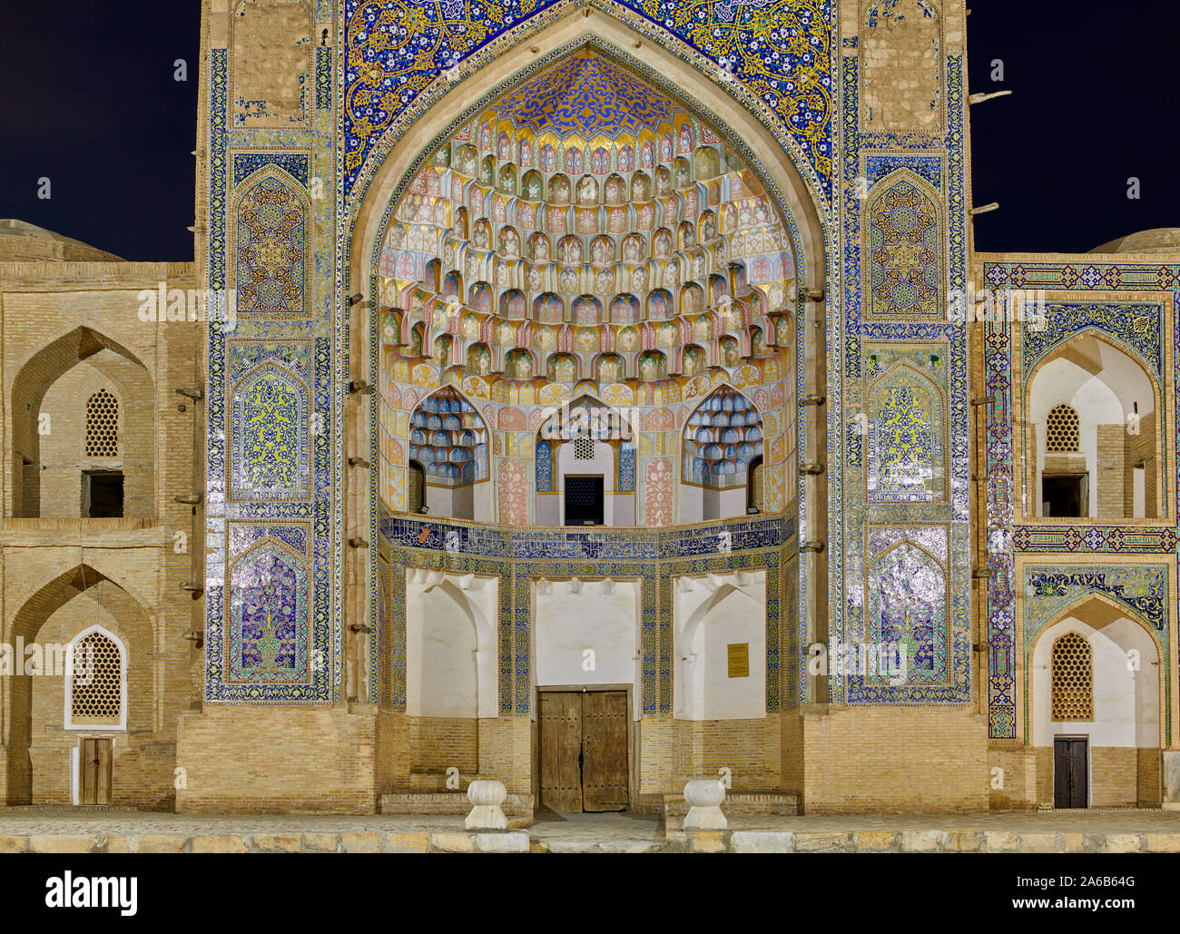 Abdul Aziz Khan or Abdulaziz Khan Madrassah, Bukhara, Uzbekistan ...