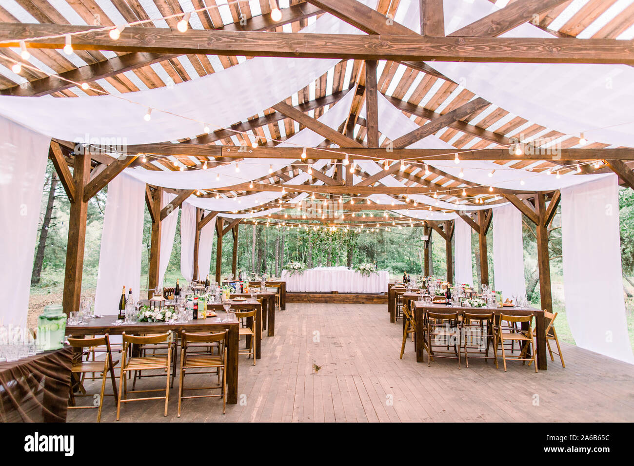Rustic Wedding Tent