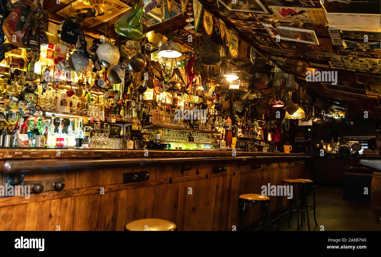 Old french cafe interior hi-res stock photography and images - Alamy