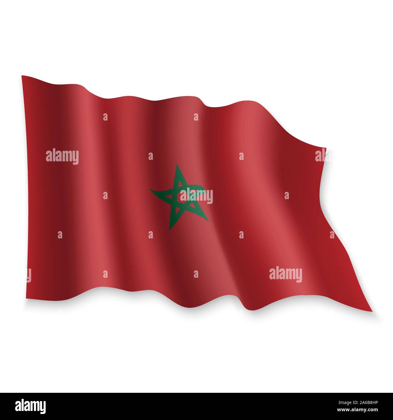 Morocco flag background Stock Vector Images - Alamy