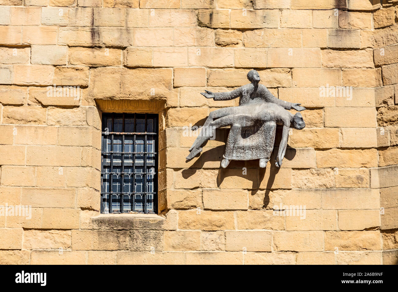 San Sebastian, Spain - September 07, 2019 - Sculpture of José Ramon ...