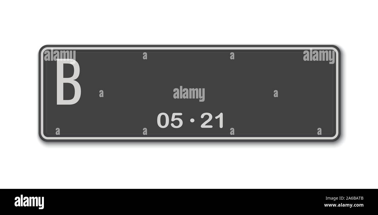 Car number plate. Vehicle registration license of Indonesia Stock ...