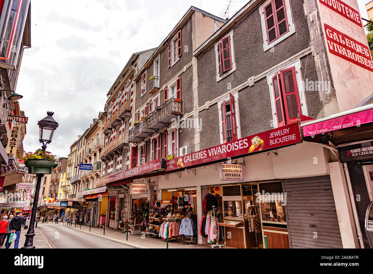 France hautes pyrenees lourdes road hi-res stock photography and images ...