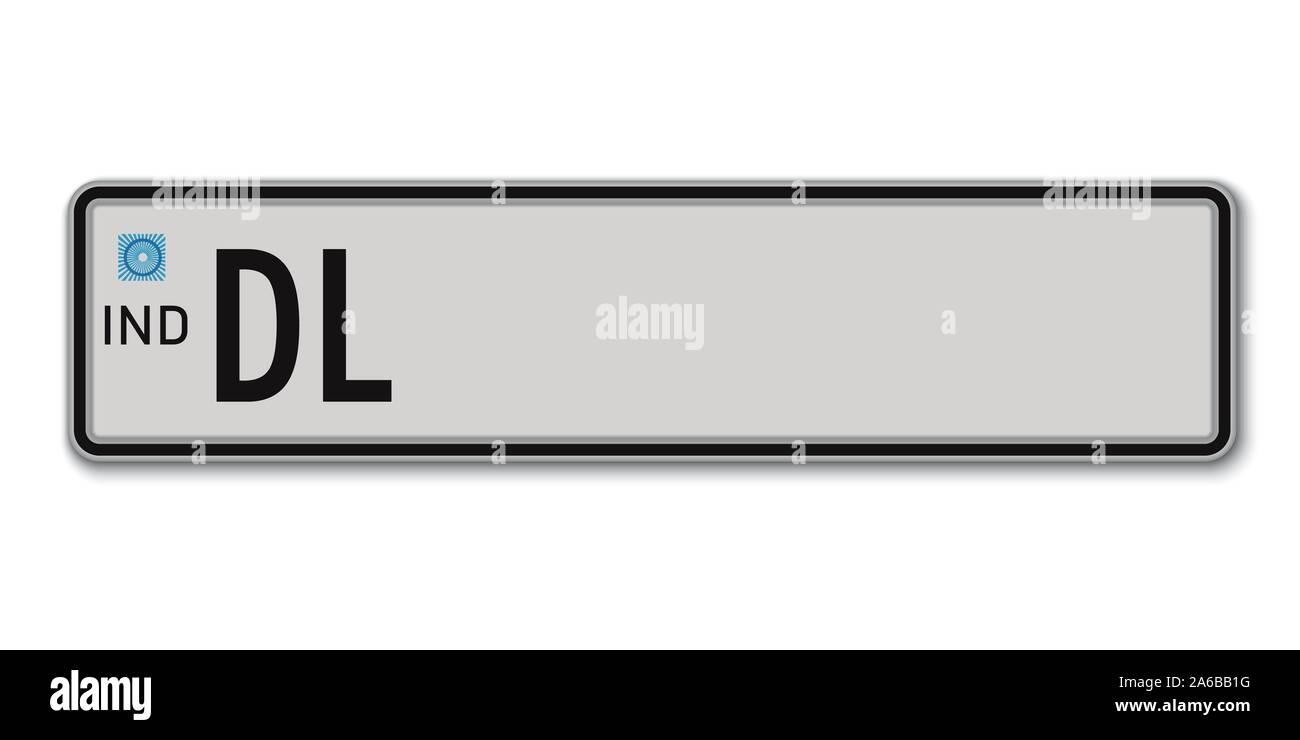 Indian Licence Plate Stock Vector Images Alamy indian-licence-plate-stock-vector-images-alamy