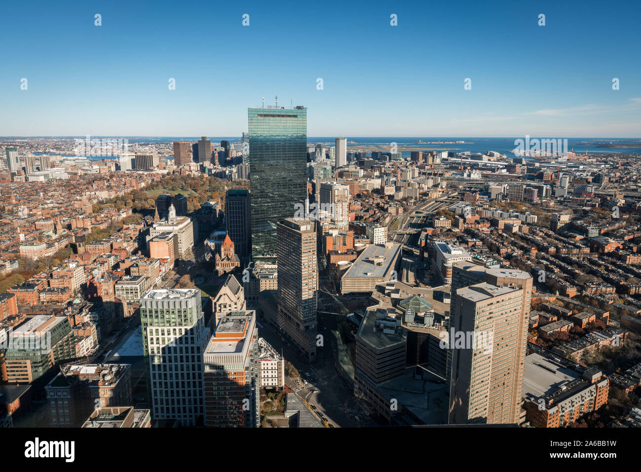 Boston skyline sunset hi-res stock photography and images - Alamy