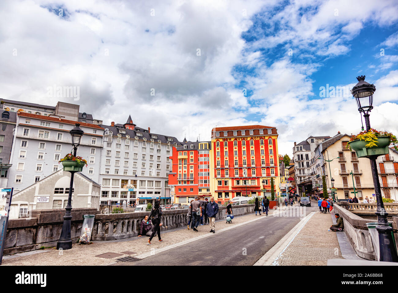France hautes pyrenees lourdes road hi-res stock photography and images ...