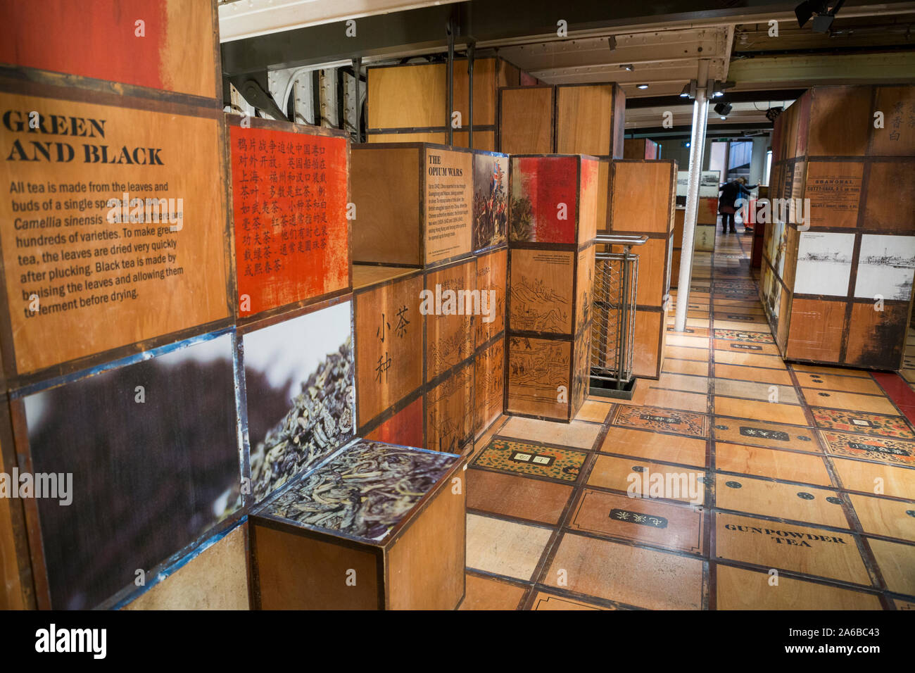 Tea chest / chests display inside / interior of the Lower Hold (at ...