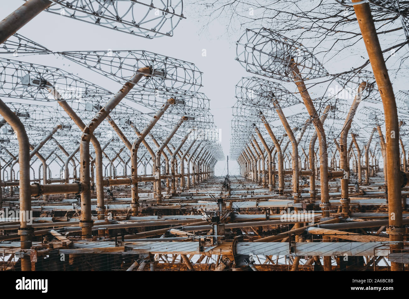 Duga - Soviet over-the-horizon OTH radar system used as part of the ...