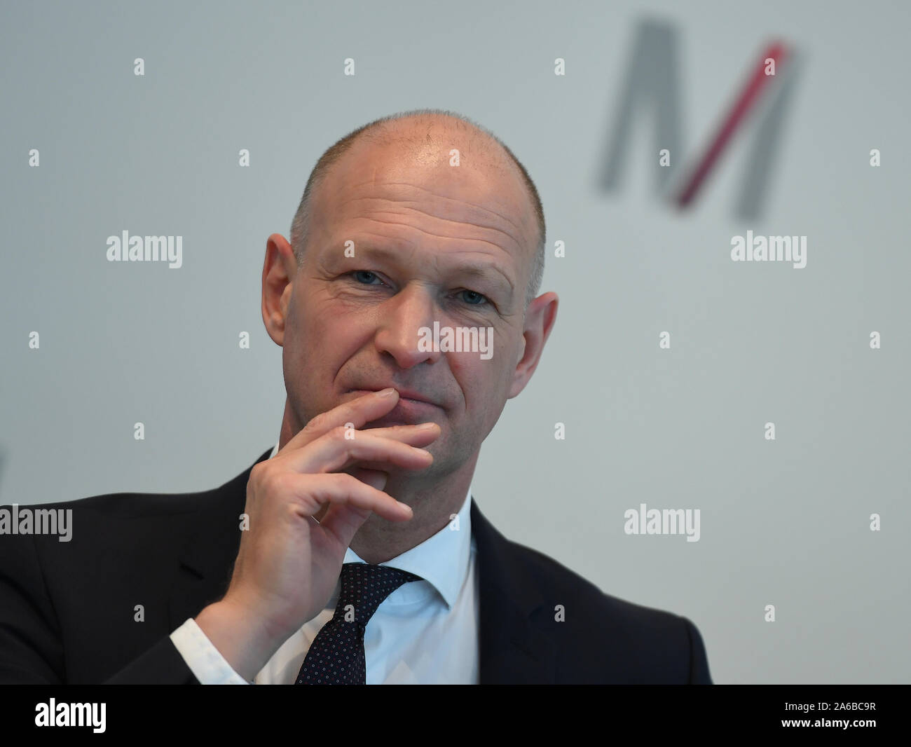 Munich, Germany. 25th Oct, 2019. The new Munich Airport CEO Jost ...