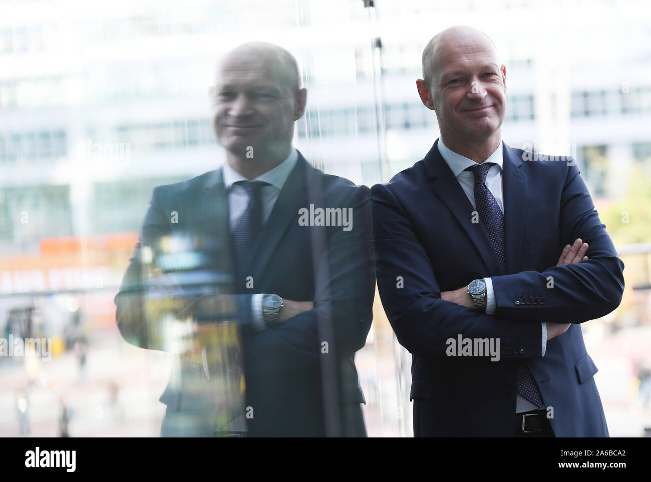 Munich, Germany. 25th Oct, 2019. The new Munich Airport CEO Jost ...