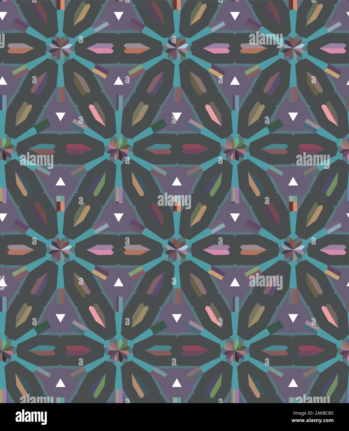 Geometric ornamental vector pattern. Seamless design texture Stock ...