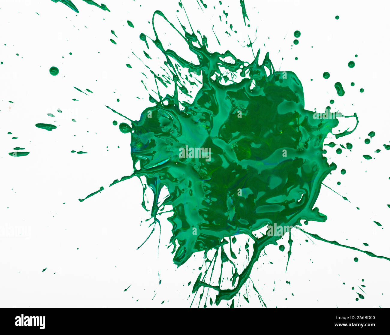Pastel green paint splatter Cut Out Stock Images & Pictures - Alamy