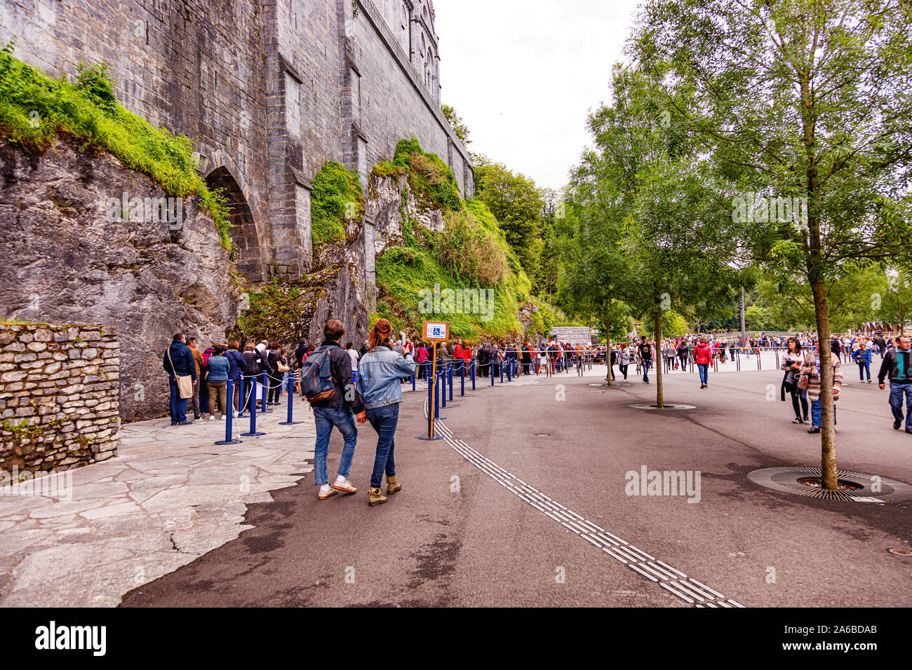 Lourdes pilgrims holy water hi-res stock photography and images - Alamy