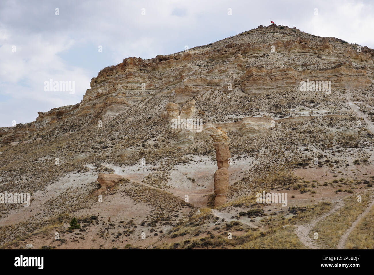Image of landscape of natural valley in Cappadocia, Turkey Stock Photo ...